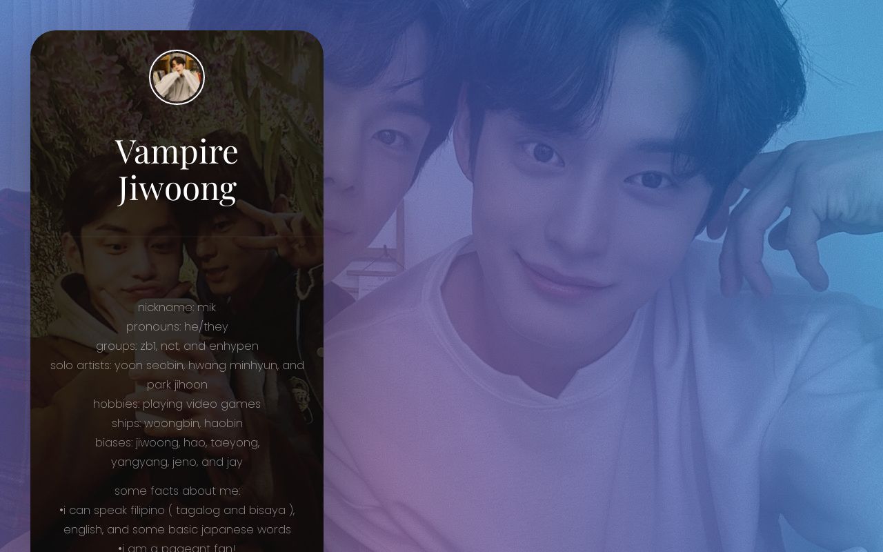 This Is Vampire Jiwoong!